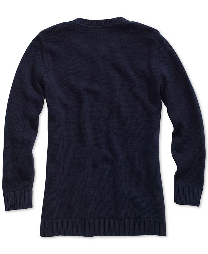 Tommy Hilfiger Women's Colorblocked Sweater with Magnetic Closures at ...