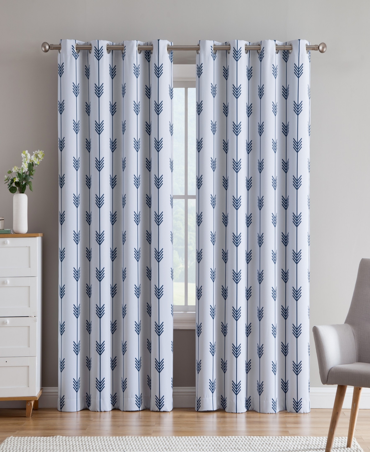Click here for Hlc.me Arrow Printed Privacy Blackout Energy Effic... prices