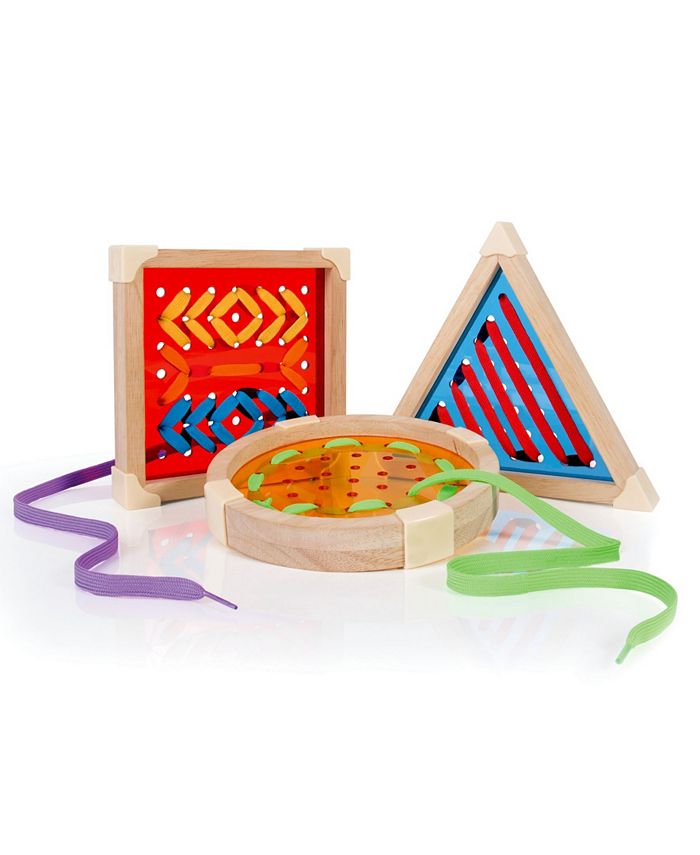 Guidecraft, Inc Guidecraft Geo Shape Lacing - Macy's