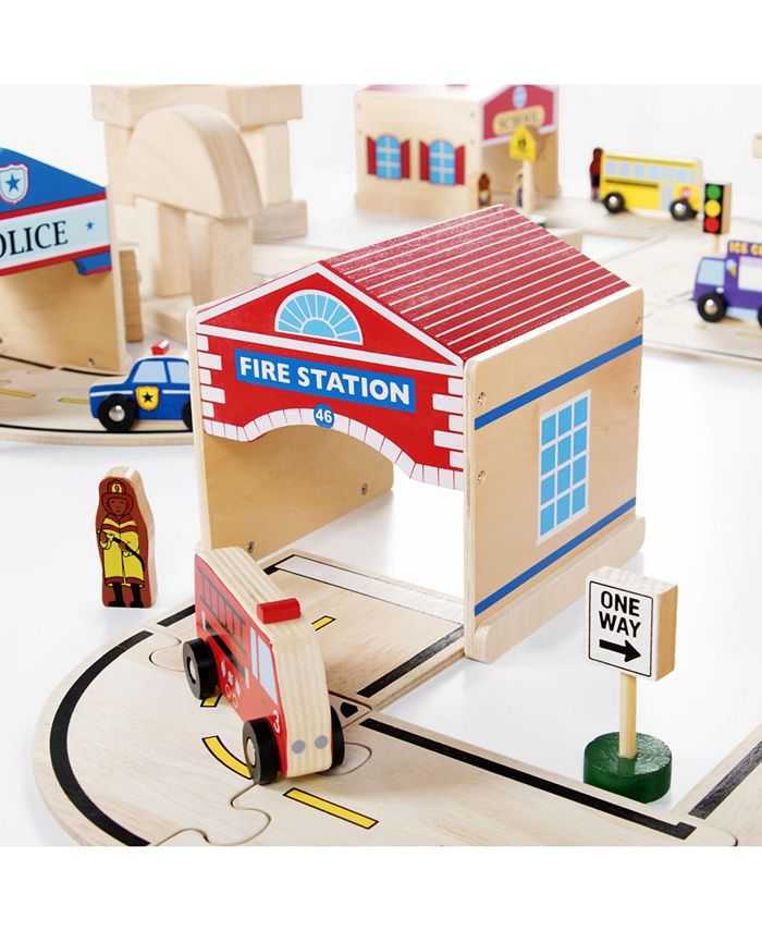 Guidecraft, Inc Guidecraft Community Buildings - 6 Pieces Set - Macy's