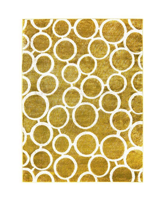 Trina Turk Tanja Modern Yellow 7'10" x 10'2" Area Rug - Macy's