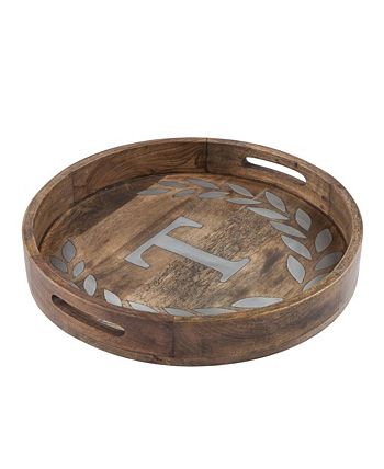 The GG Collection Heritage Collection Monogram Mango Wood Round Tray ...