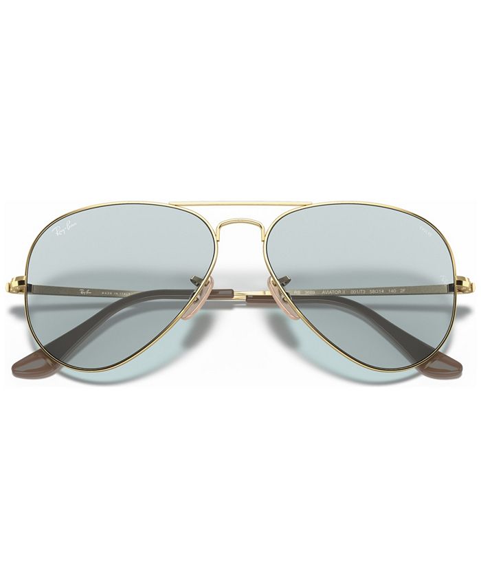 Ray-Ban AVIATOR METAL II Sunglasses, RB3689 55 & Reviews - Sunglasses ...