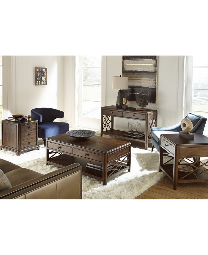 Klaussner Georgia Rain Cocktail Table - Macy's