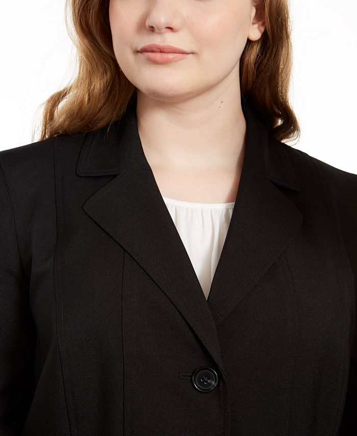 Le Suit Plus Size Column Skirt Suit - Macy's