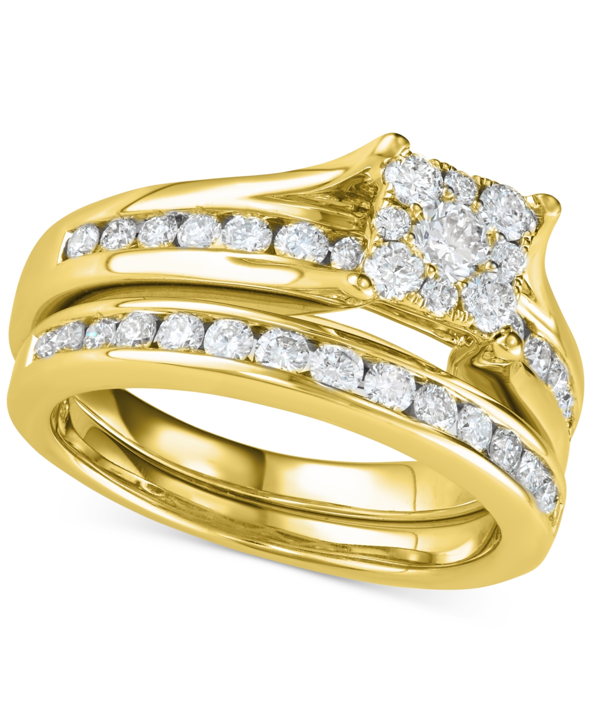 Click here for Diamond Bridal Channel Set (1 ct. t.w.) in 14k Whi... prices