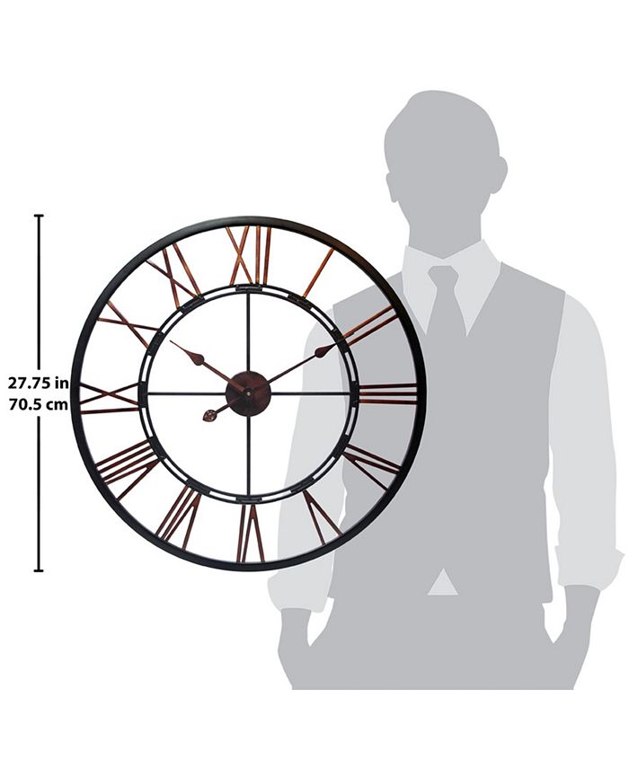 Infinity Instruments Round Wall Clock - Macy's