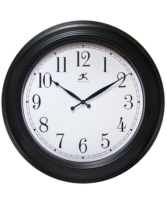 Infinity Instruments Round Wall Clock - Macy's