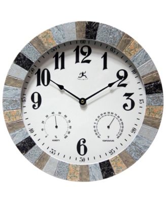 Infinity Instruments Round Wall Clock - Macy's