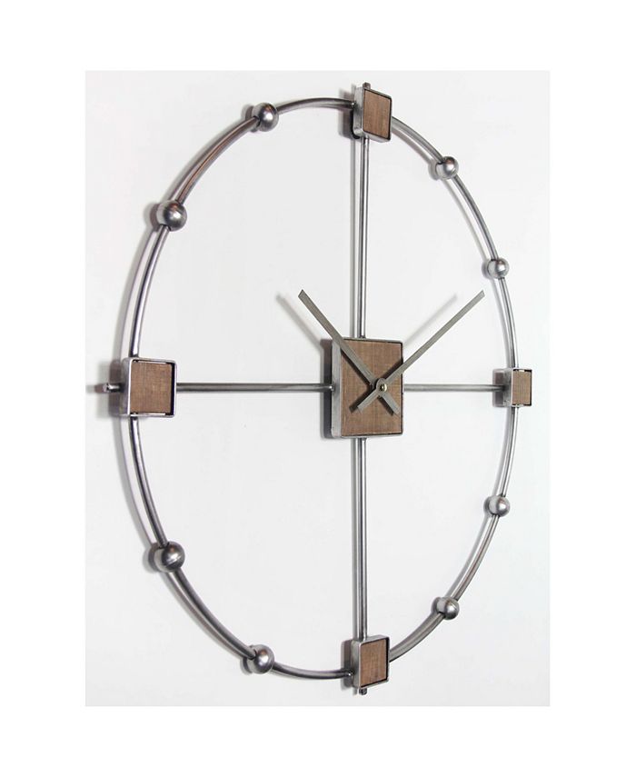 Infinity Instruments Modern Indoor Wall Clock - Macy's