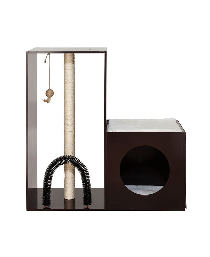 Elegant Home Fashions Modern Cat Play Cube Tower - Macy's