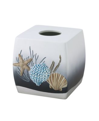 Avanti Blue Lagoon Ombre Seashells Bath Accessories - Macy's