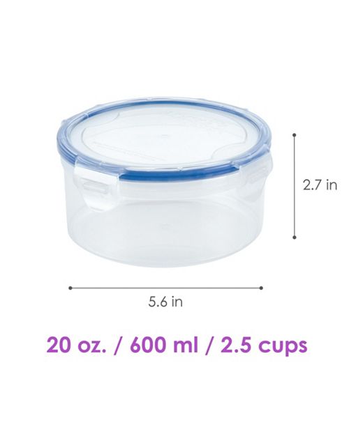 Lock n Lock Easy Essentials Round 20-Oz. Food Storage Container ...