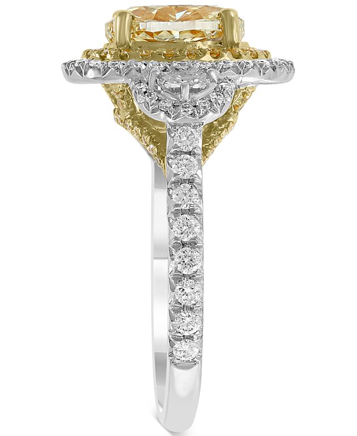 EFFY Collection EFFY® HEMATIAN Diamond Halo Ring (2-3/8 ct. t.w.) in ...