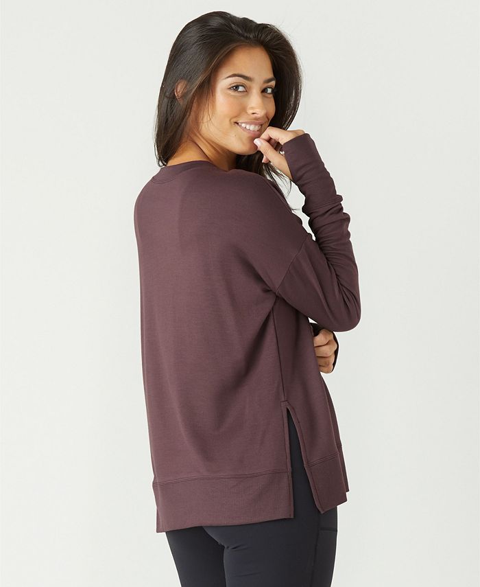Glyder Soft Lounge Long Sleeve Sweatshirt - Macy's