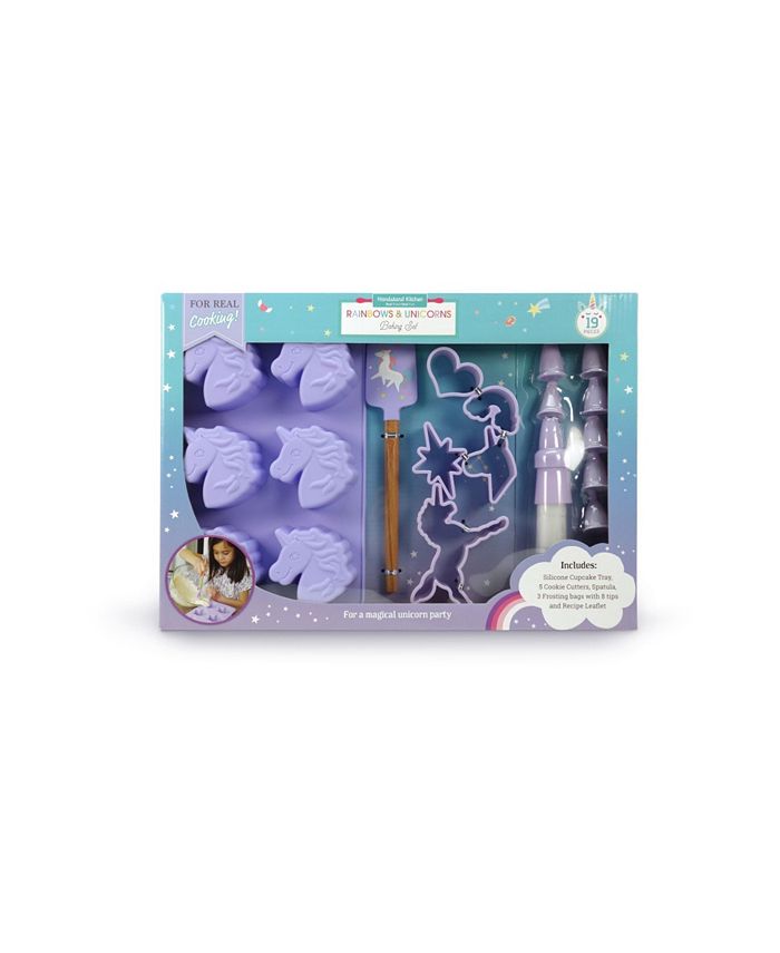 Handstand Kitchen 19 - Piece Rainbows and Unicorns Baking Set - Macy's