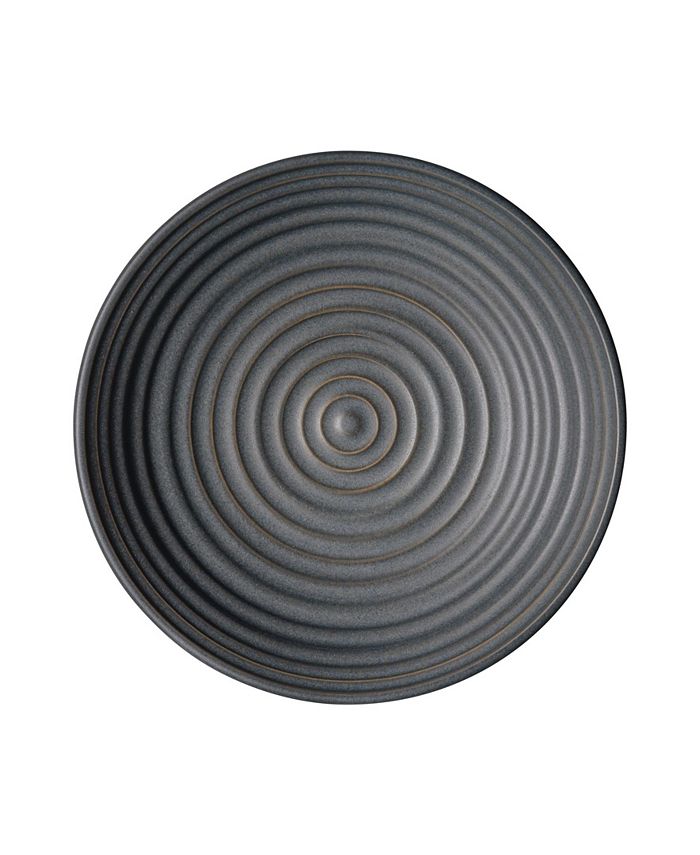 Denby Studio Craft Grey Small Ridged Bowl - Macy's