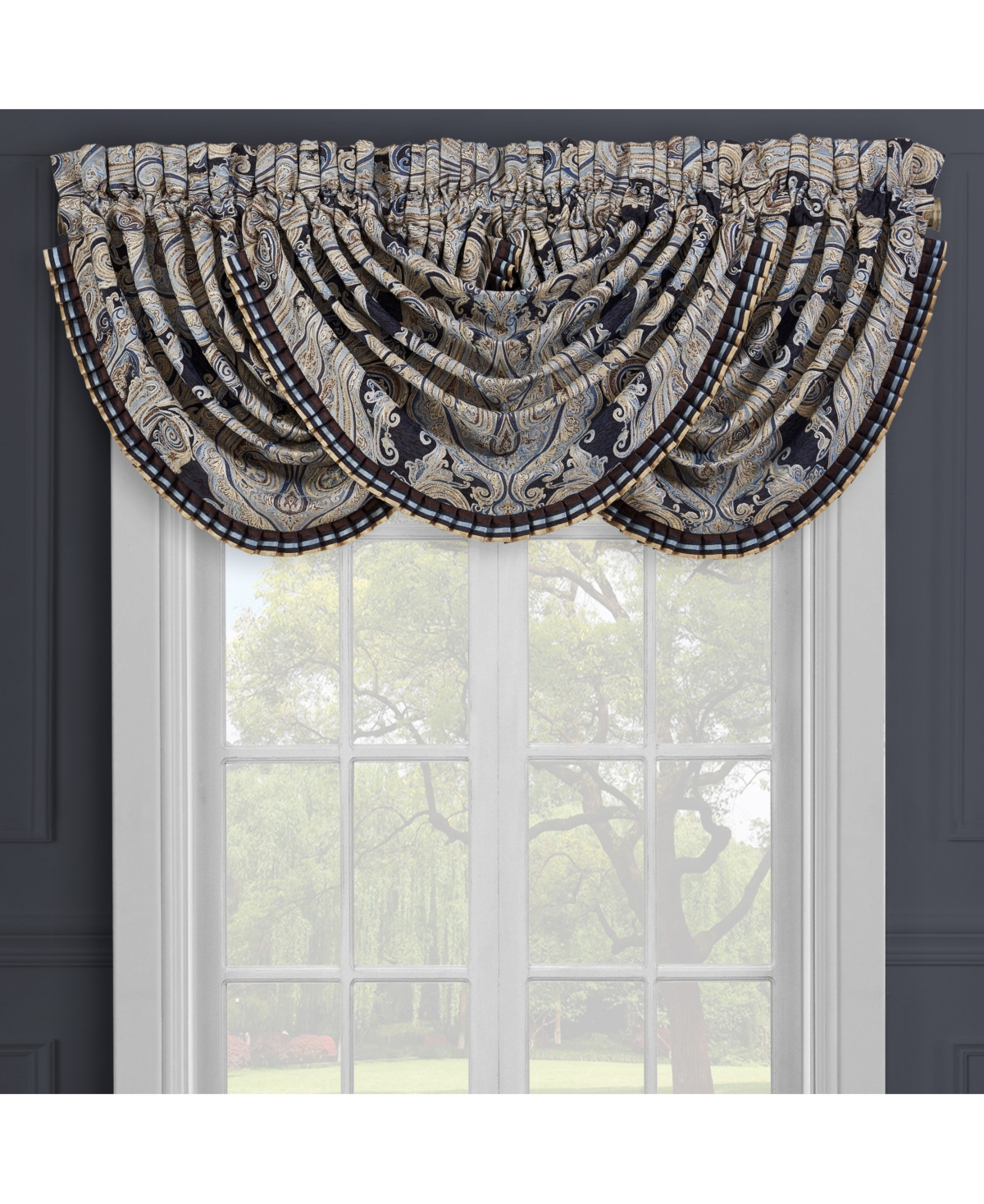 Click here for J Queen New York Luciana Waterfall Window Valance... prices