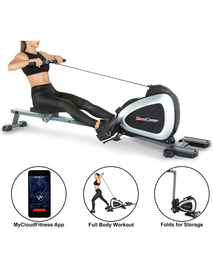 Fitness Reality 1000 Plus Bluetooth Magnetic Rower - Macy's