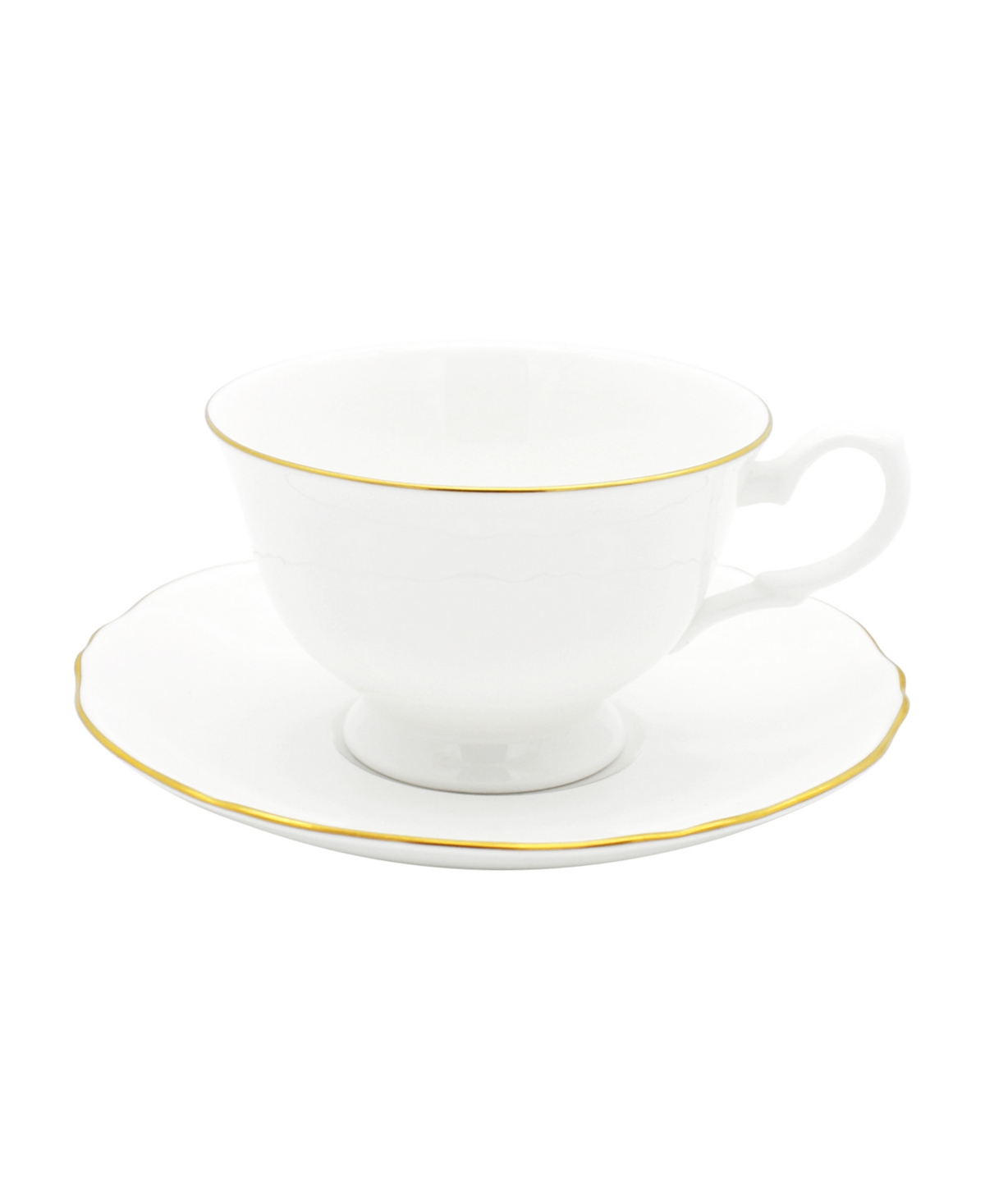 Click here for Twig New York Amelie Brushed Gold Rim Cup Saucer -... prices