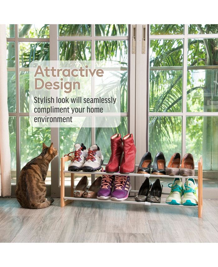 Innoka Expandable and Stackable Shoe Rack - Macy's