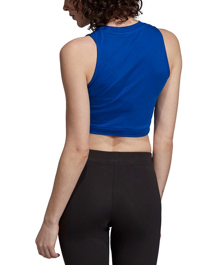 adidas Women's Cropped Tank Top - Macy's
