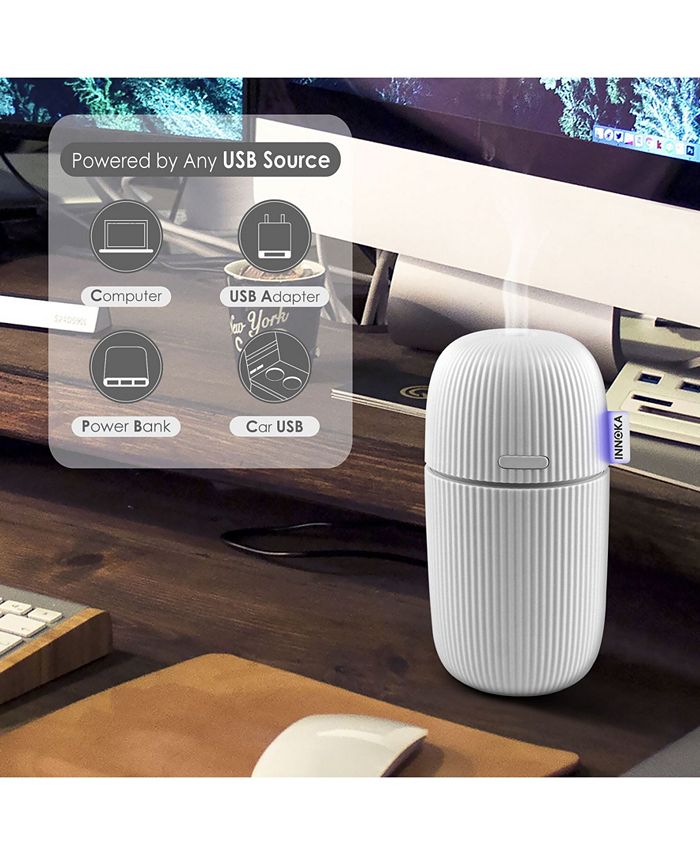 Innoka 110ml Portable Ultrasonic Aroma Fragrance Essential Oil Diffuser ...