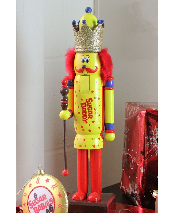 Northlight 14" Decorative Yellow and Red Sugar Daddy King Wooden ...