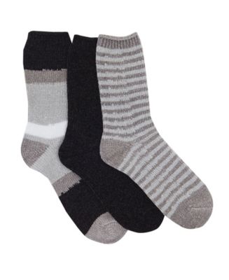 Brookstone Chenille Sock, 3 Pack - Macy's