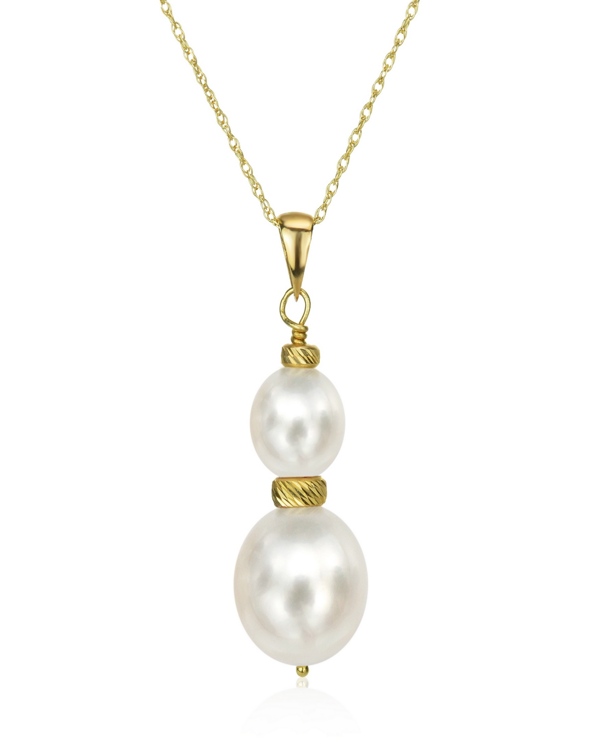 Click here for White Cultured Pearl (16 mm) Pendant Necklace in 1... prices