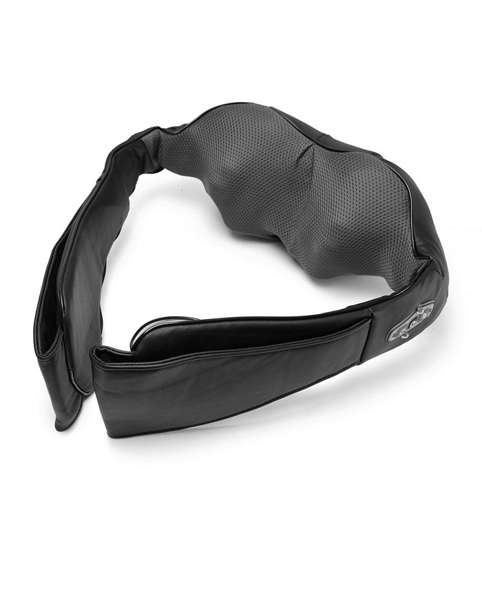 Belmint Portable Dual Motion Massager Shiatsu Neck Back With Heat And Reviews Wellness Bed