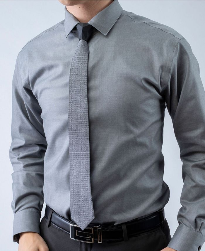 Modern Tie Men's Solid Net Weave Slim Single Tie - Macy's