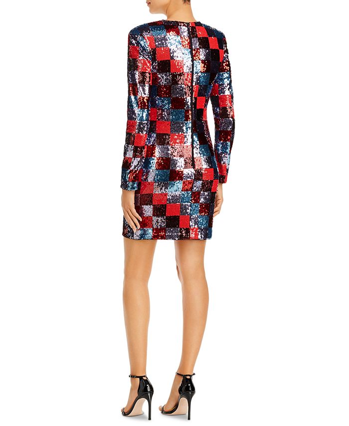 Escada Sequined Crew Neck Dress - Macy's