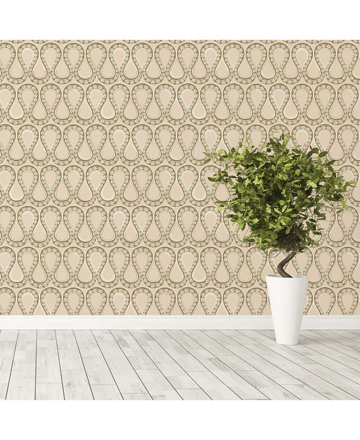 Tempaper Genevieve Gorder for Sexy Serpentine Self-Adhesive Wallpaper ...