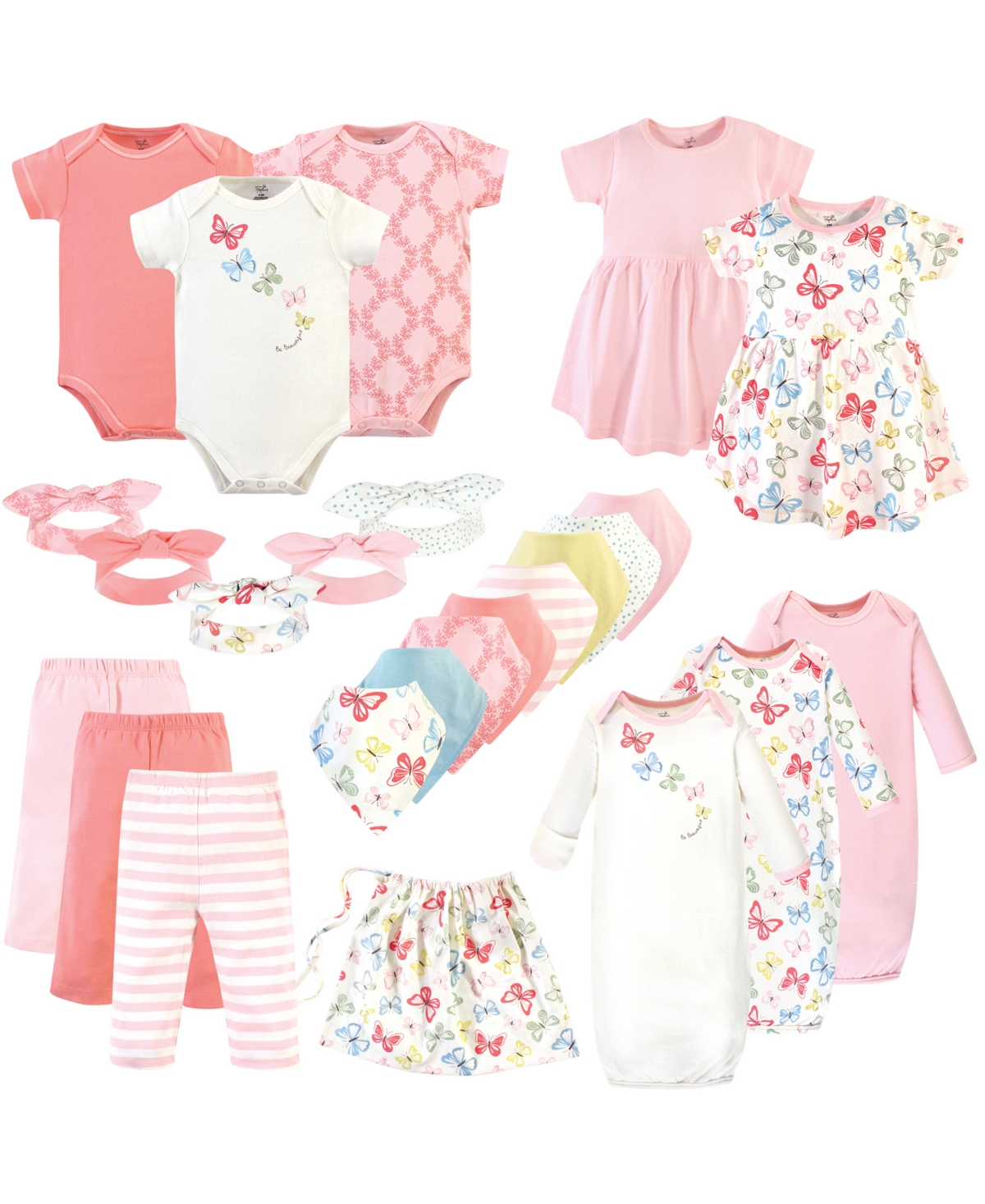 Click here for Touched by Nature Baby Girls Natural Cotton Layett... prices