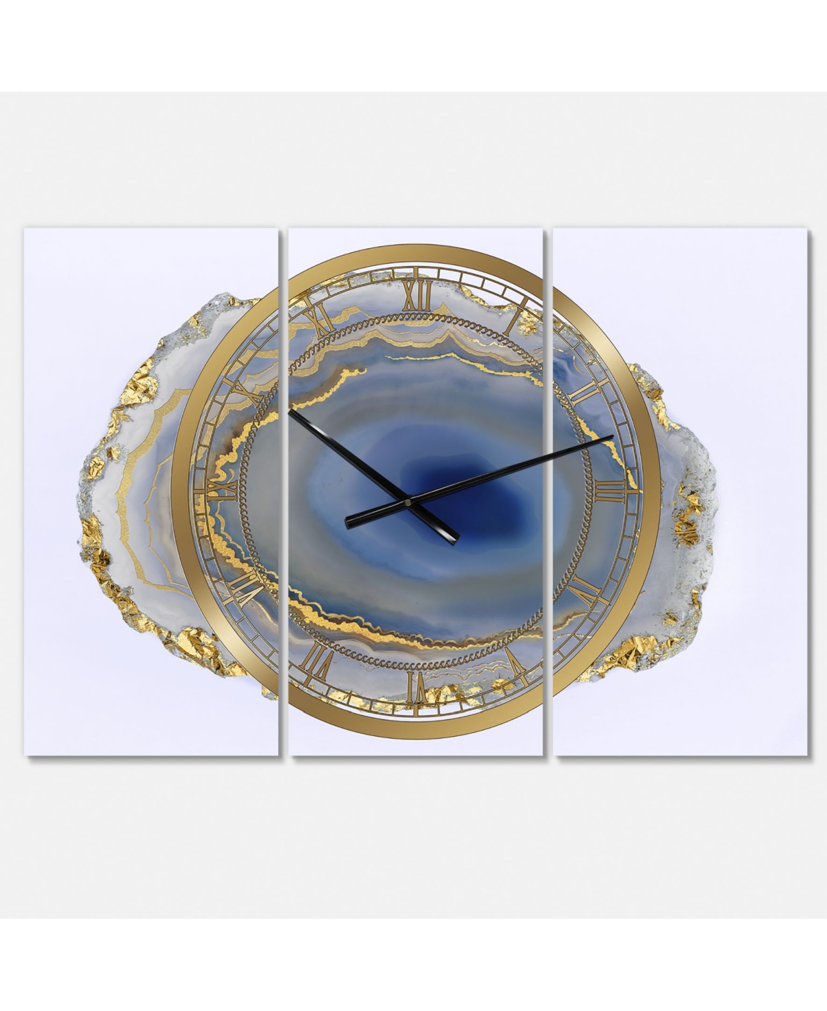 UPC 757730001141 - Designart Golden Water Agate Print Large Fashion 3 ...