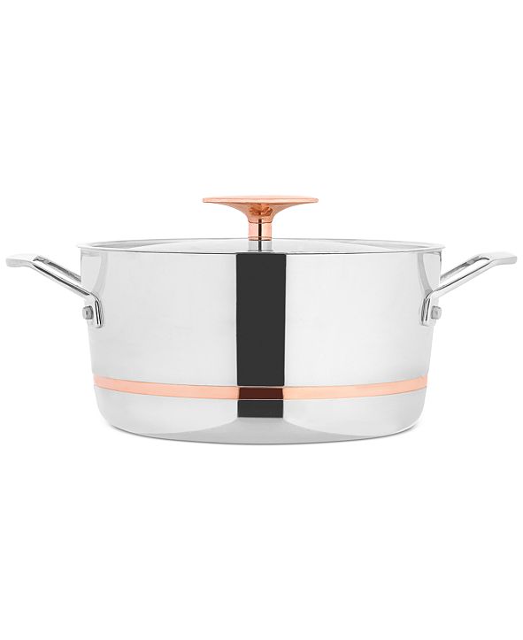 Hotel Collection 12-Pc. Stainless Steel with Copper Core Cookware Set ...