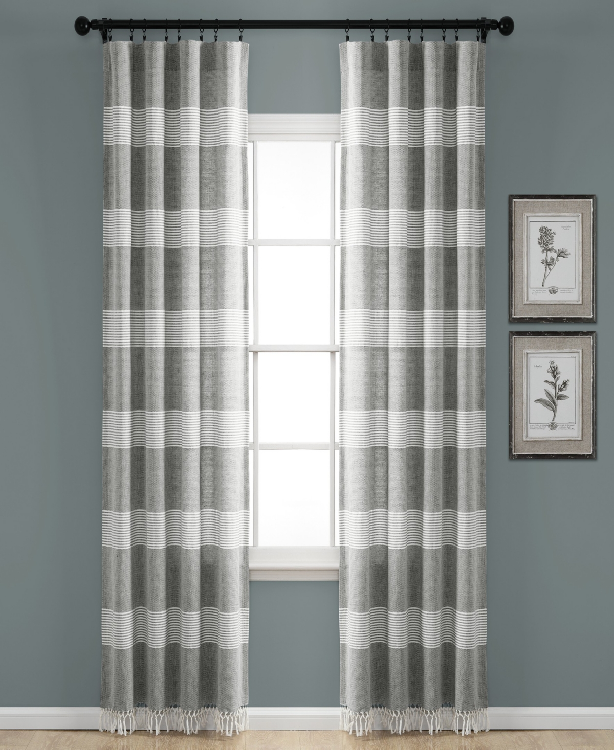 Click here for Lush Decor Tucker Stripe Yarn Dyed Cotton Knotted... prices