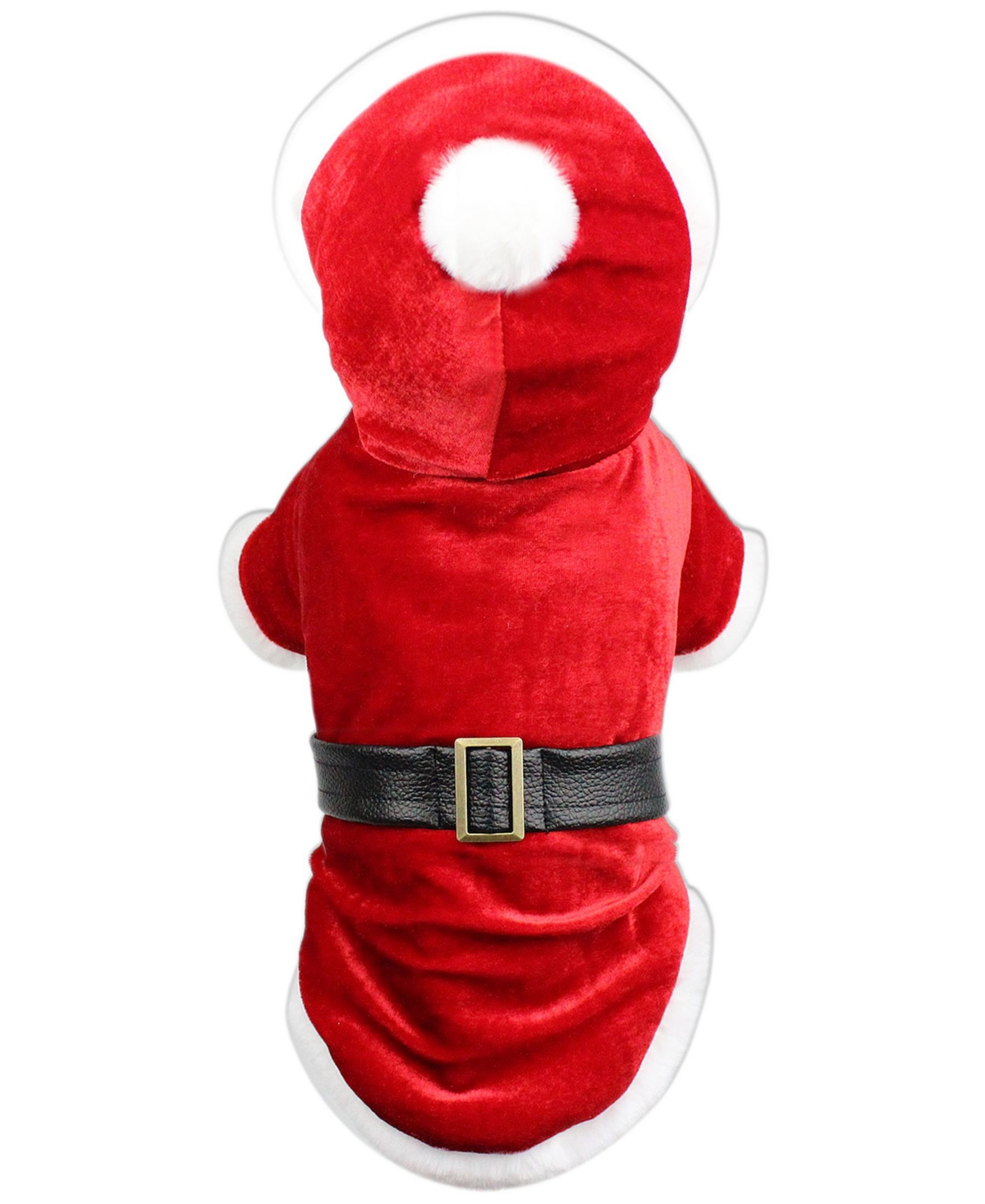 Click here for Parisian Pet Santa Claus Hoodie - Red prices