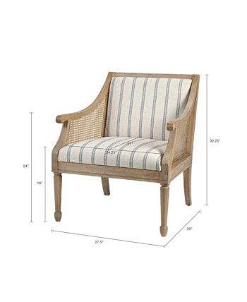 Martha Stewart Collection Martha Stewart Isla Accent Arm Chair - Macy's