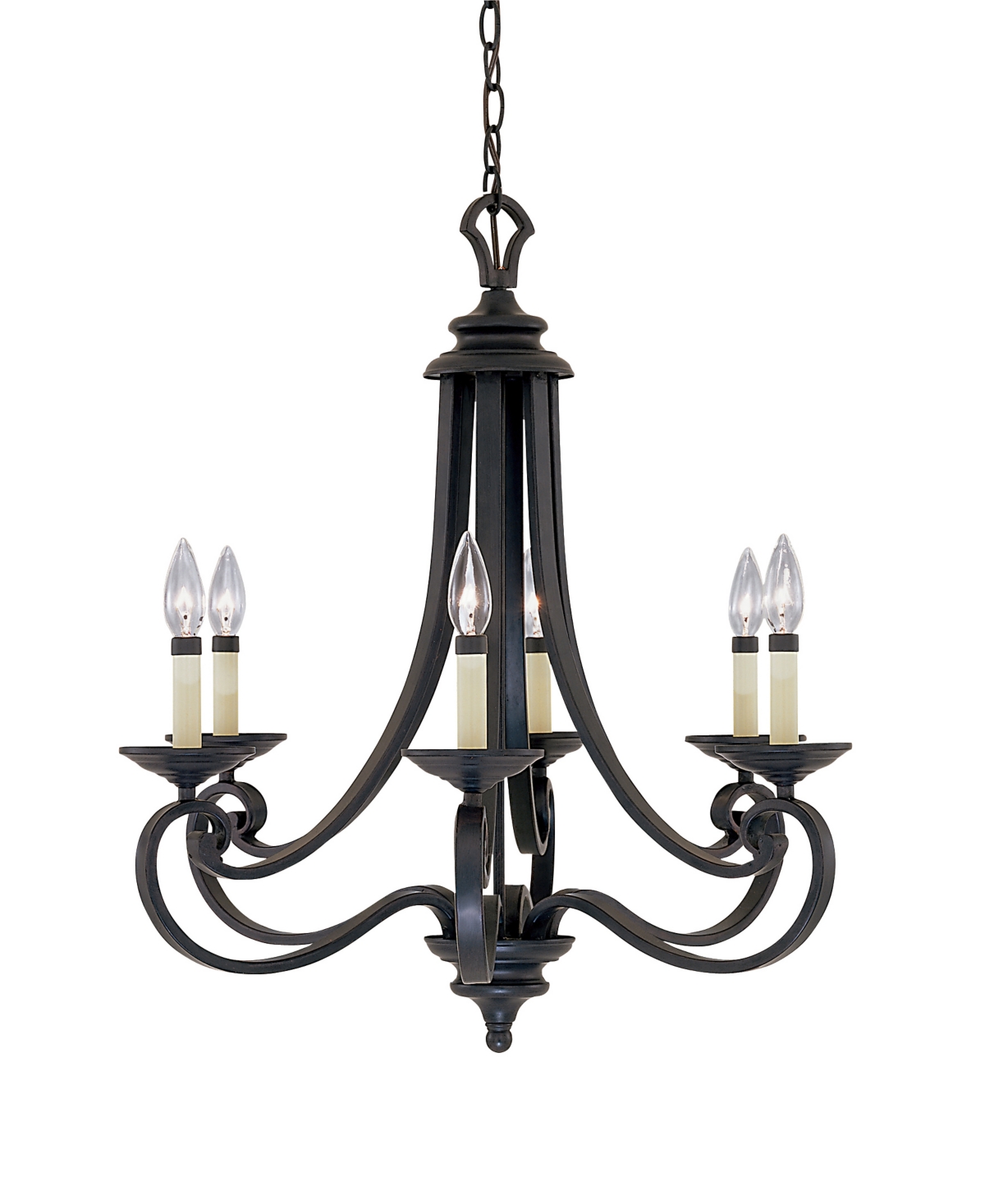 Click here for Designers Fountain Barcelona 6 Light Chandelier -... prices