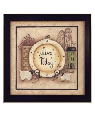 Trendy Décor 4U Live Today By Mary June, Printed Wall Art, Ready to ...