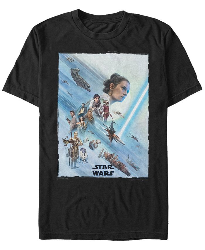 Fifth Sun Star Wars Men's Rise of Skywalker Rey Poster T-shirt - Macy's