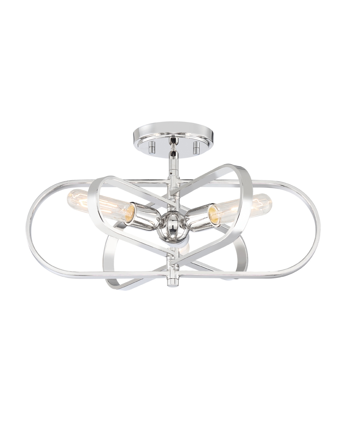 Click here for Designers Fountain Kenzo 3 Light Semi-Flush - Chro... prices
