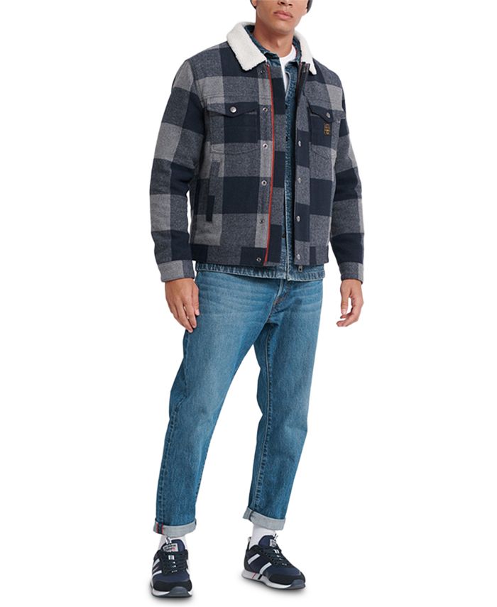 Superdry Men's Hacienda Buffalo Check Jacket - Macy's