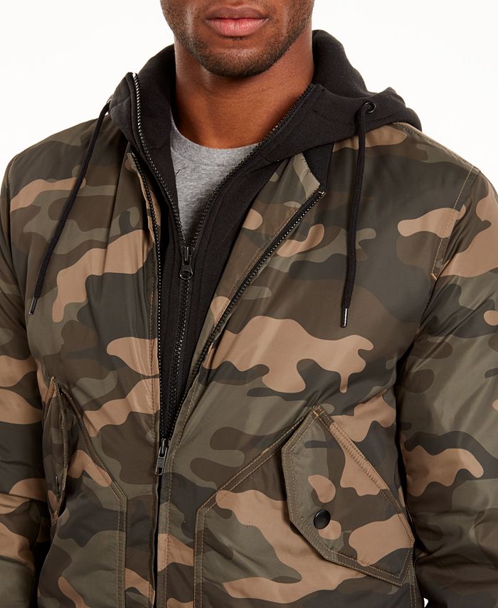 American Rag Men's Cortez Camo Bomber Jacket - Macy's