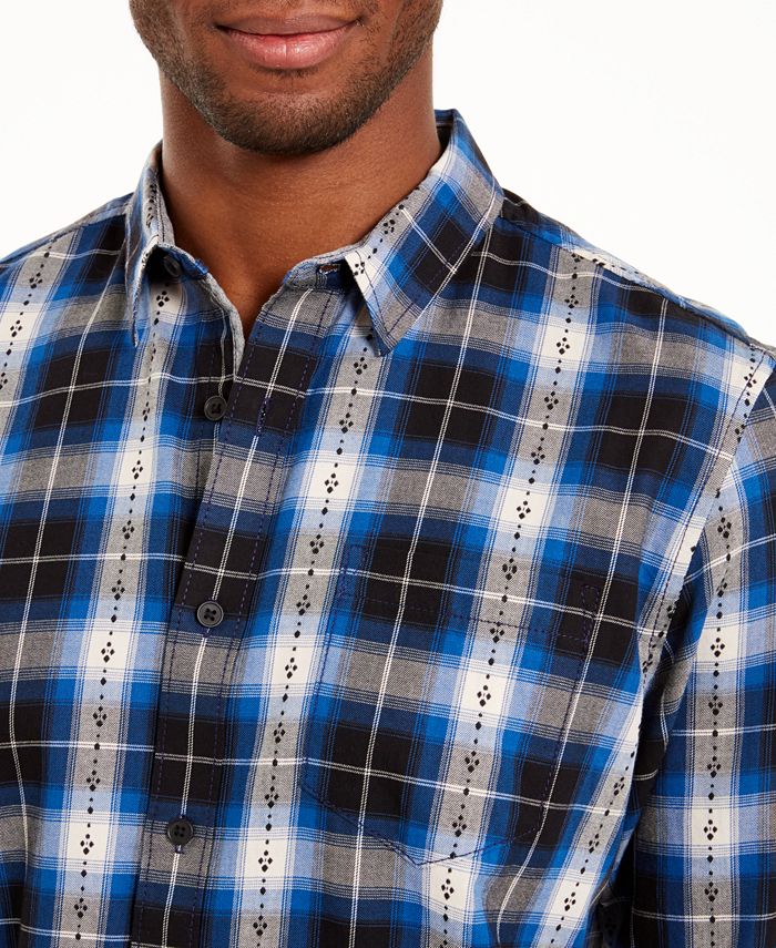 American Rag Men's Plaid Plus Flannel Shirt, Created for Macy's - Macy's