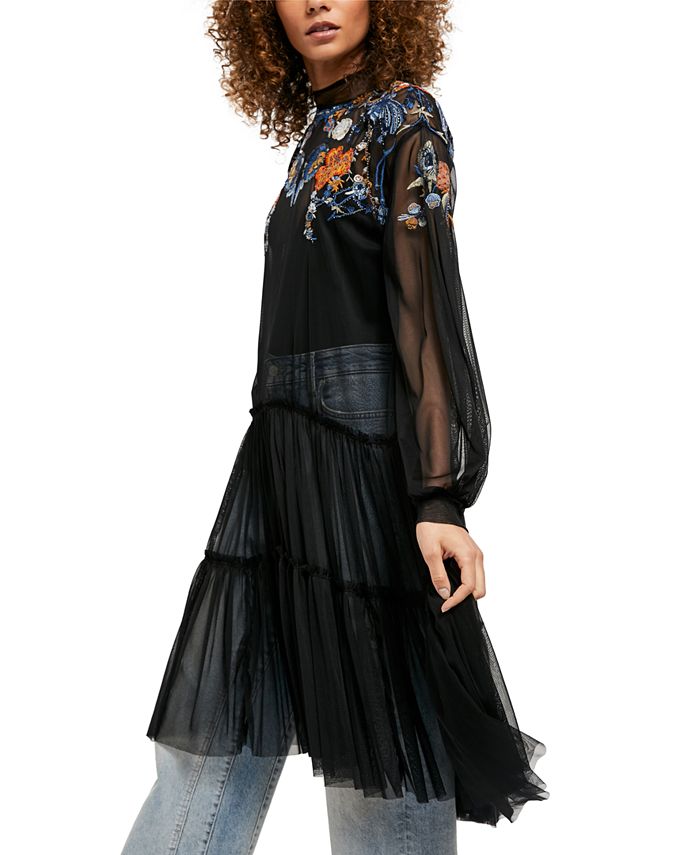 Free People Sheer Delight Maxi Top - Macy's
