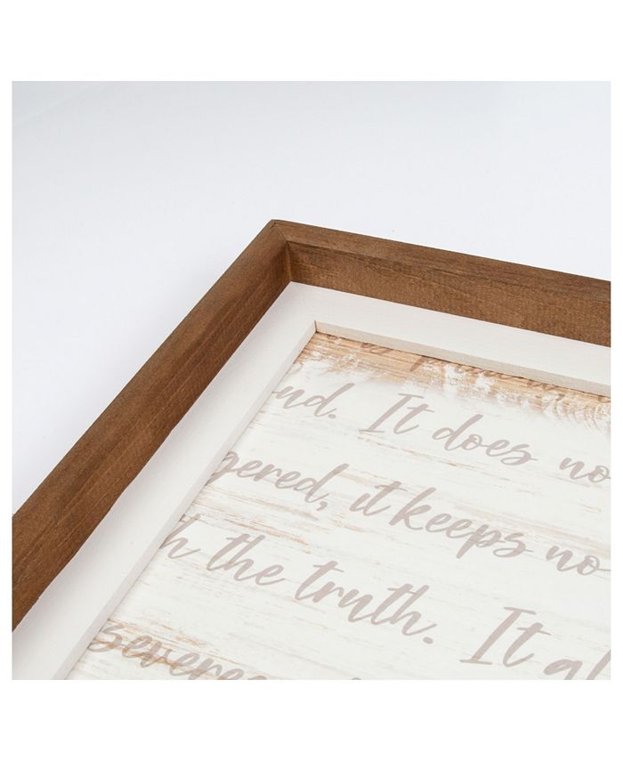 P Graham Dunn Love Never Fails Wall Art - Macy's