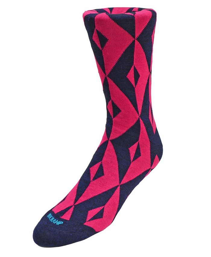 Duchamp London Men's Geometric Design Dress Sock - Macy's